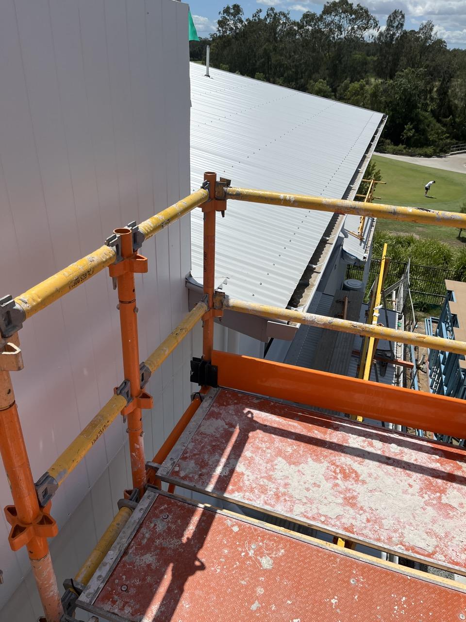 Has the roof rail been adjusted to install on roof components?