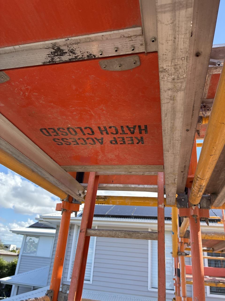 Have you installed the system in accordance with the Scaffold Technical ...