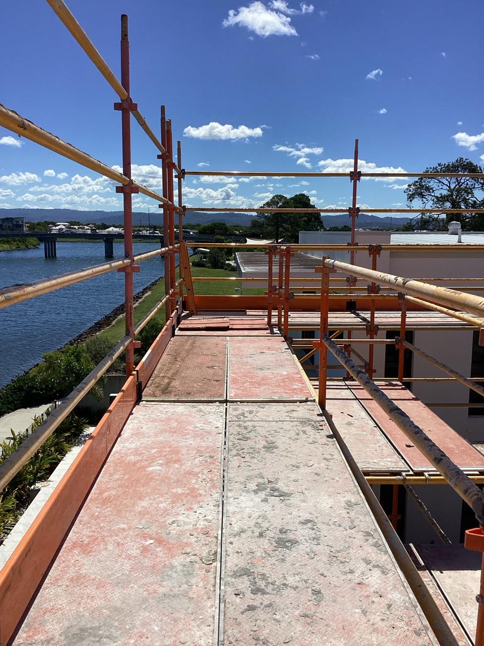 Has the roof rail been adjusted to install on roof components?