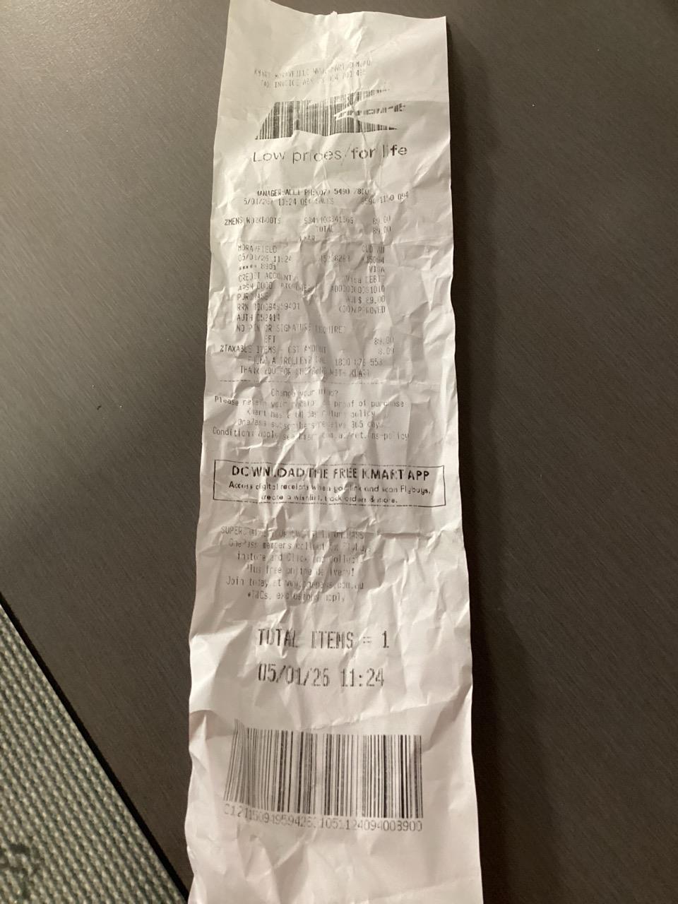 Work Boot Reimbursement Form