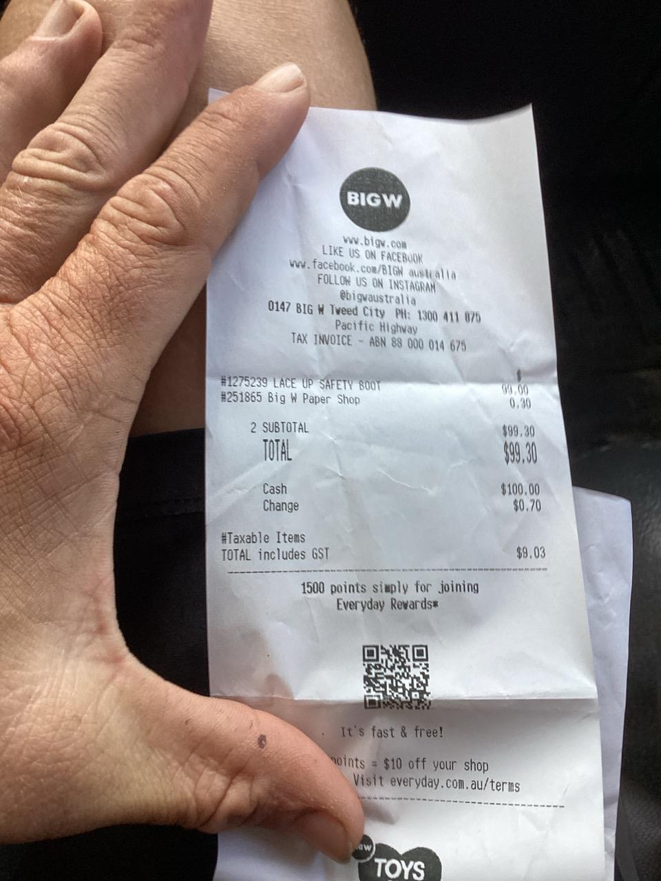 Work Boot Reimbursement Form