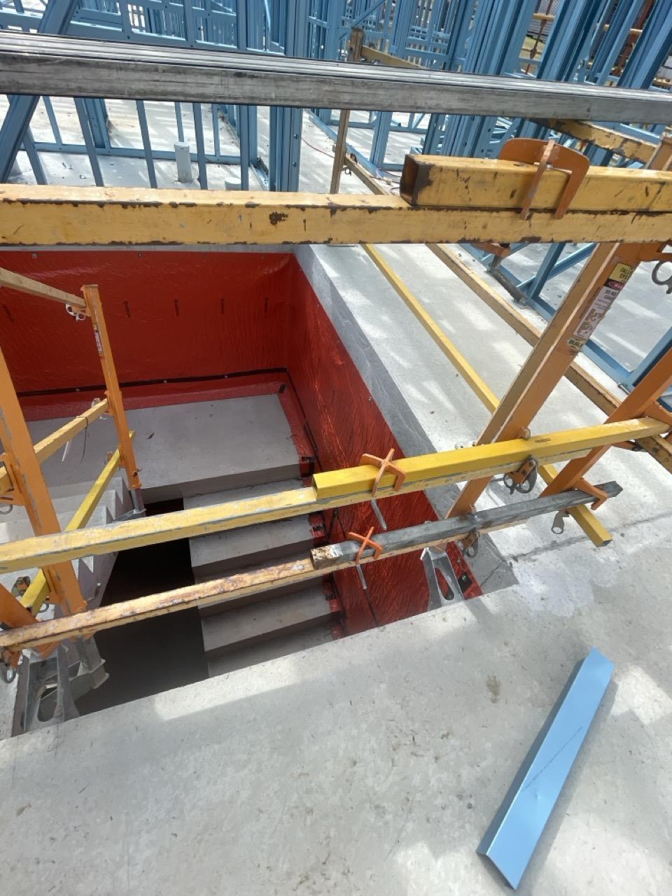 What is the ground floor to first floor height measurement?